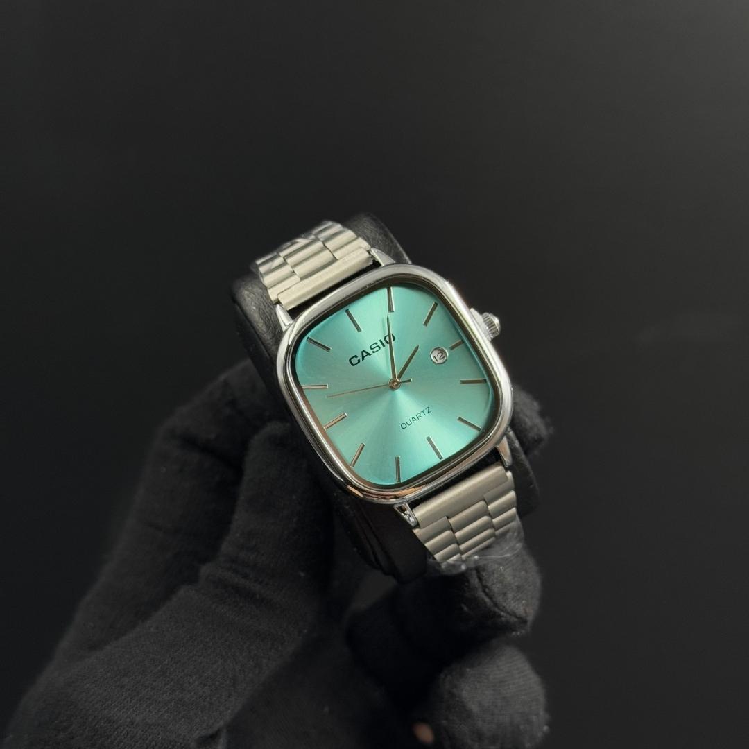 Cso Cuadrado Clásico Plateado Azul Claro – E-COMMERCE COLOMBIA